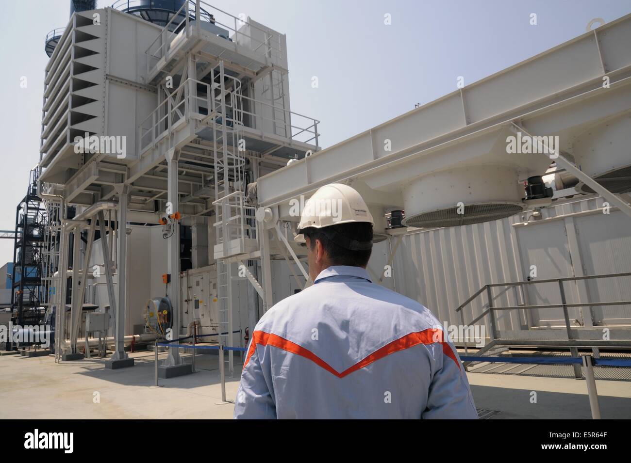 ENEL thermoelectric power plant Palladio in Fusina (Venice, Italy Stock ...