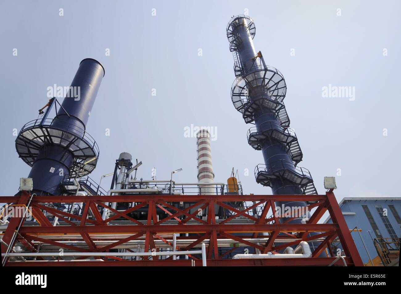 Fusina (Venezia, Italy) electric power station ENEL Palladio powered by ...