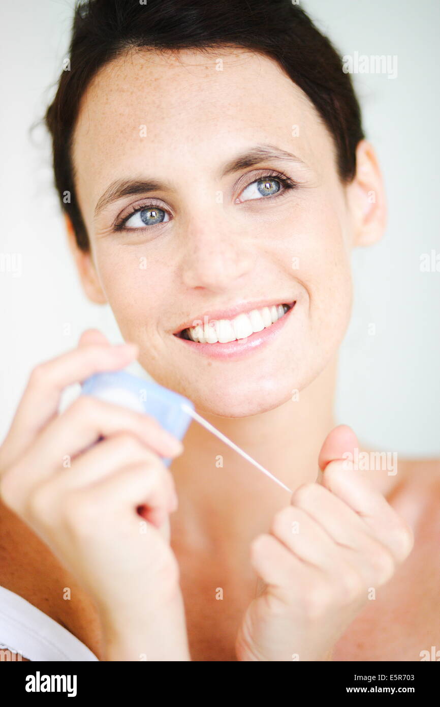Blue floss hi-res stock photography and images - Alamy
