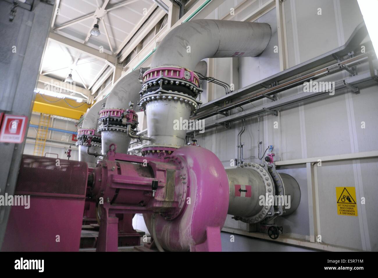 ENEL thermoelectric power plant Palladio in Fusina (Venice, Italy Stock ...