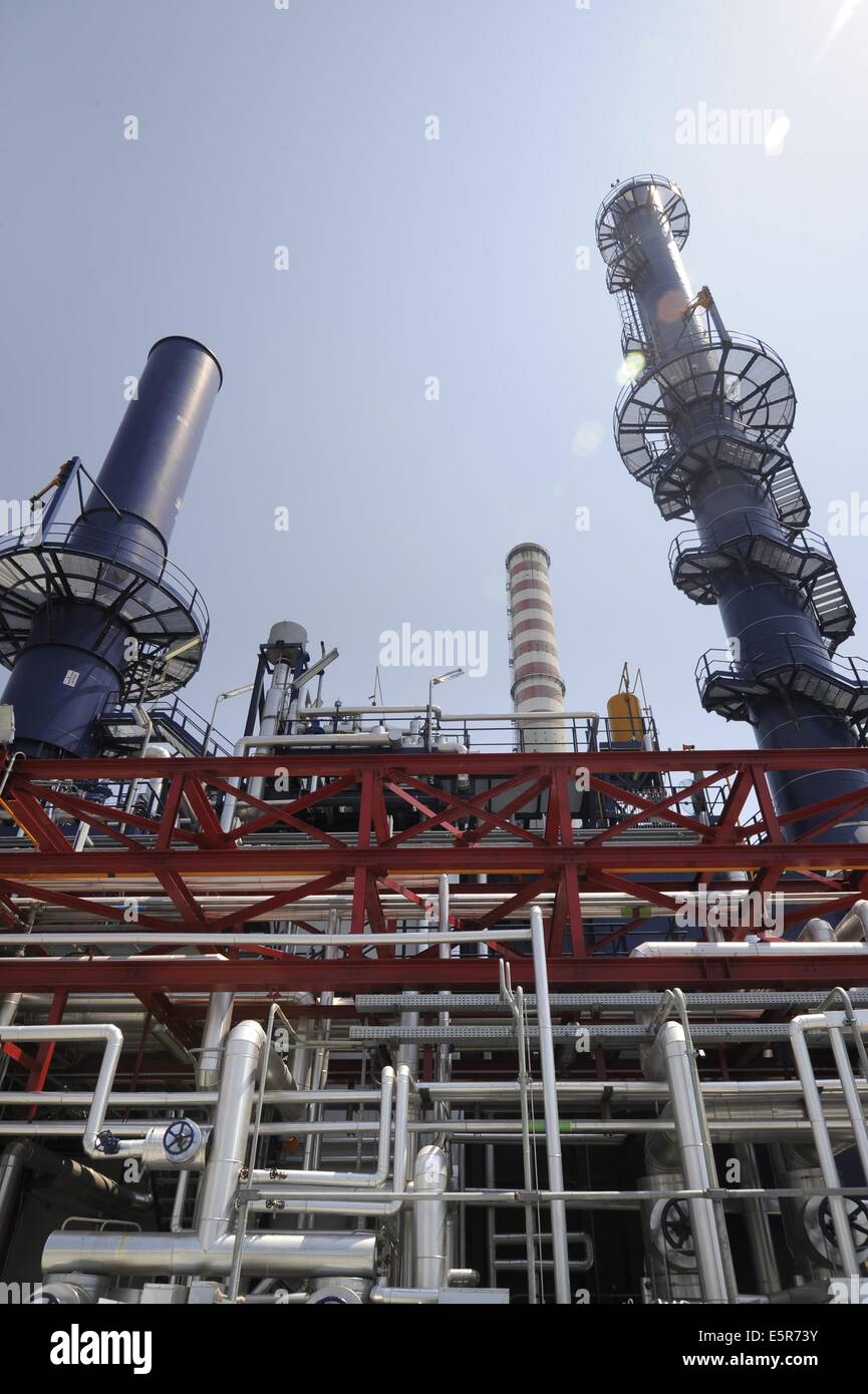 Fusina (Venezia, Italy) electric power station ENEL Palladio powered by ...