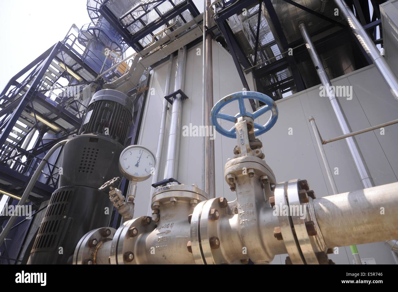 Fusina (Venezia, Italy) electric power station ENEL Palladio powered by ...
