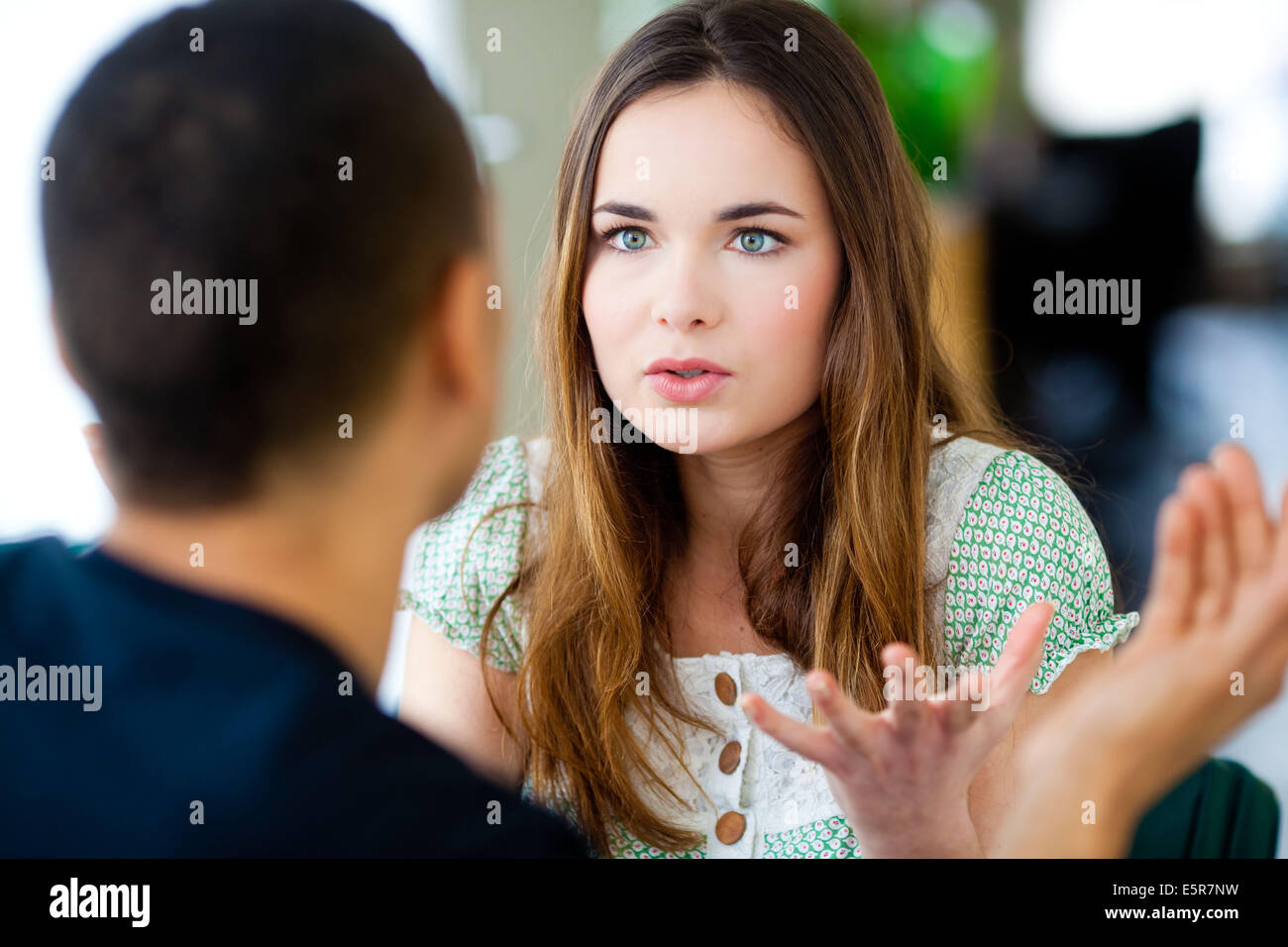 Couple having argument Stock Photo - Alamy Couple having argument Stock Photo - Alamy