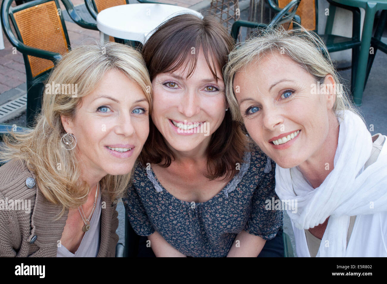 Smiling women Stock Photo - Alamy