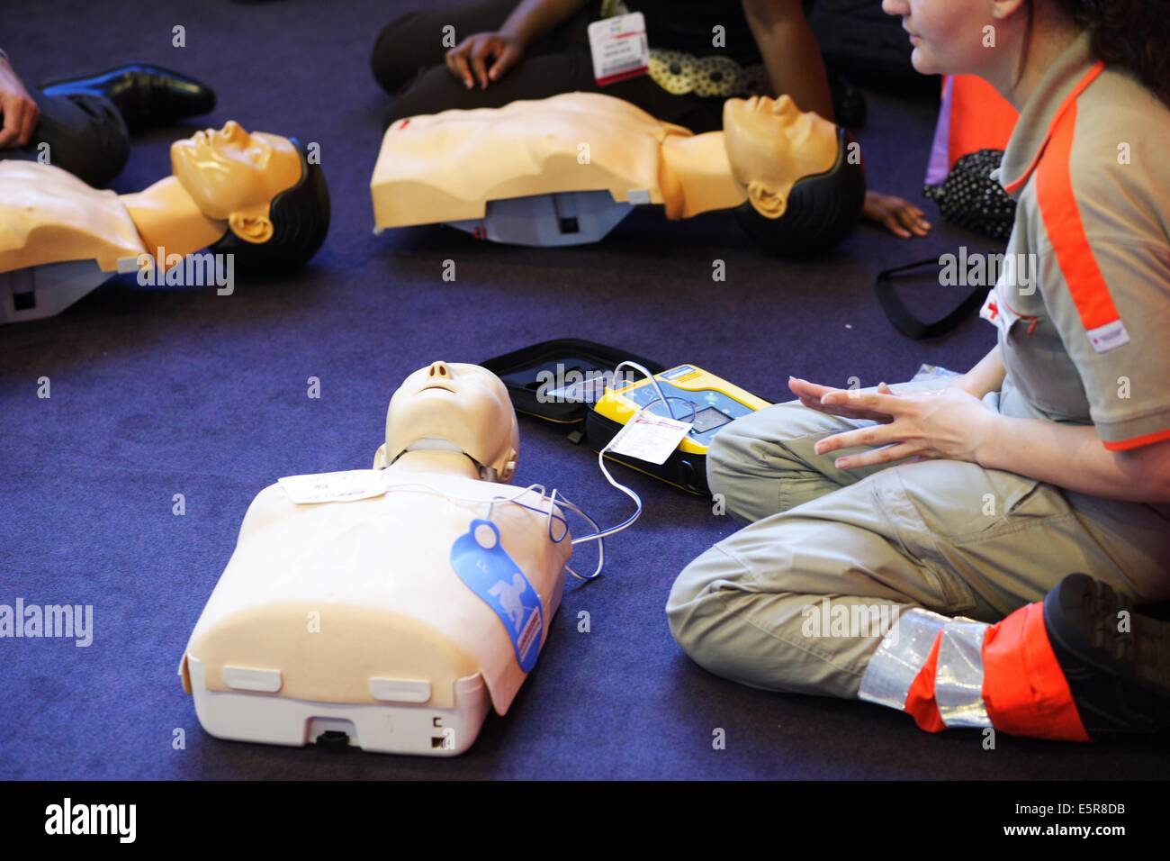 First aid training courses given by the Red Cross (Croix Rouge ) Paris ...