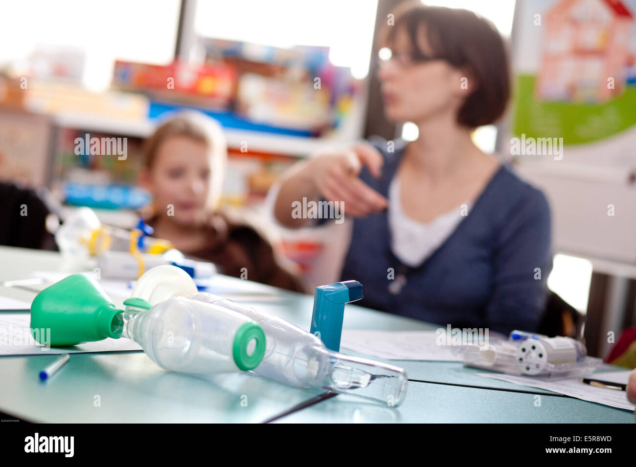 Asthma center, Limoges hospital, France Stock Photo - Alamy