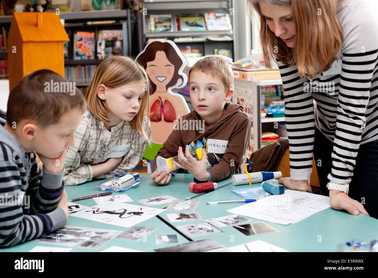 Asthma center, Limoges hospital, France Stock Photo - Alamy