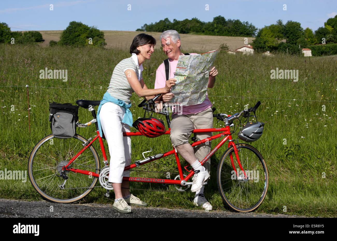 Tandem rider hi-res stock photography and images - Alamy