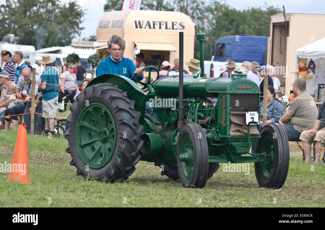 Fordson standard N 1942 vintage tractor on display at the bucks country ...