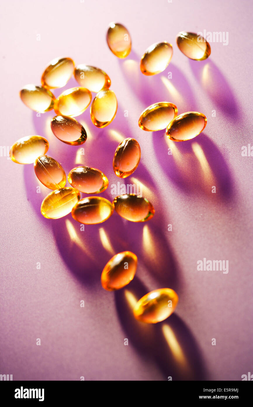 Food supplement capsules Stock Photo - Alamy