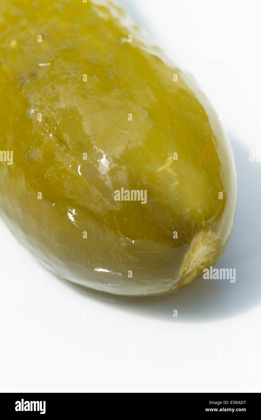 Close up single cucumber pickle hi-res stock photography and images - Alamy
