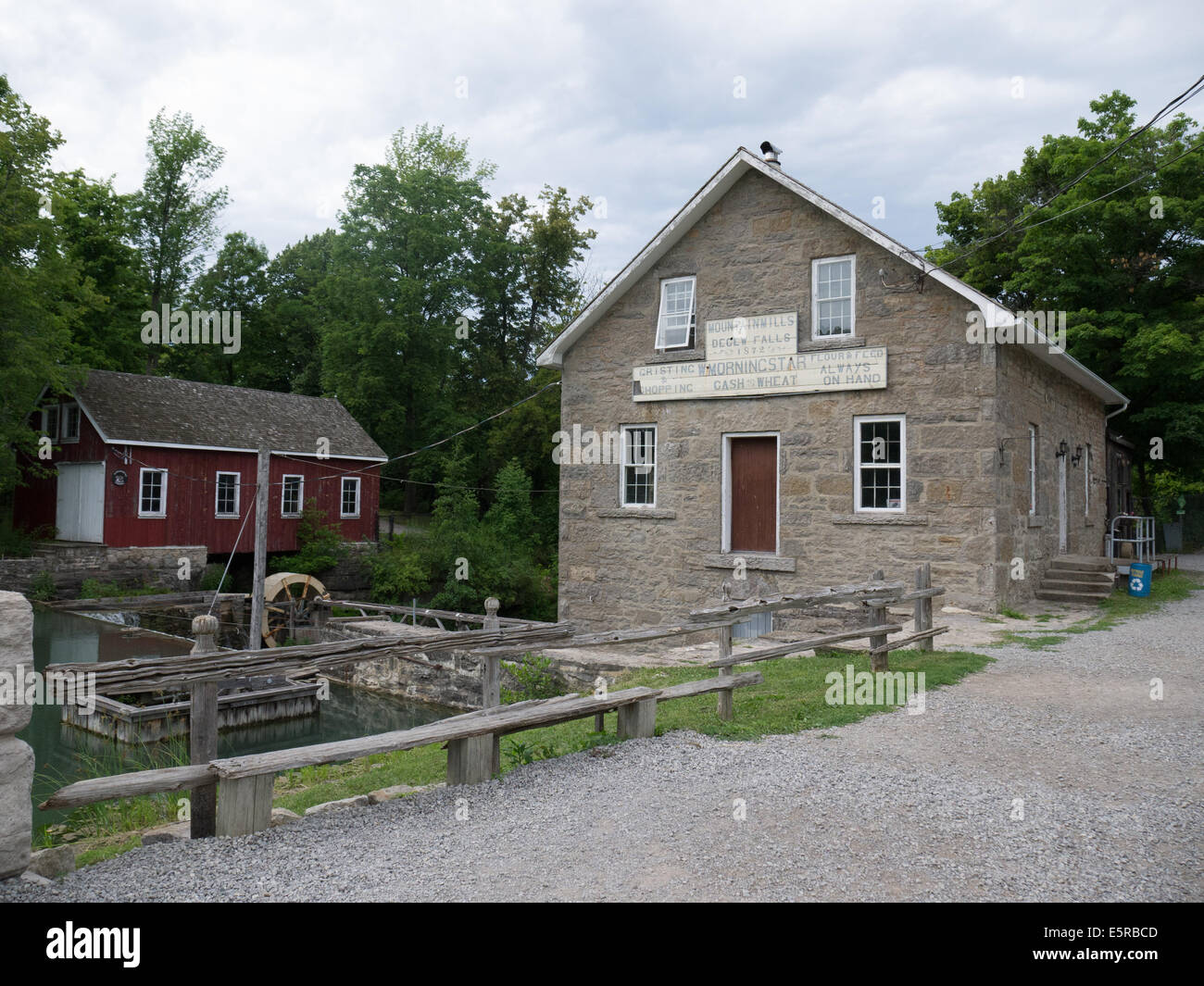 The Morningstar Mill was built in 1872 to process wheat, oats, barley ...