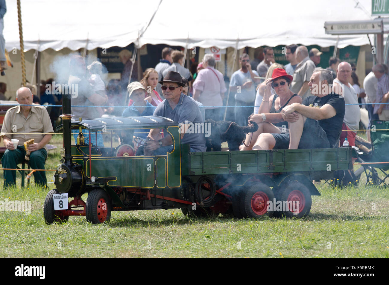 4" Foden K type lorry miniature steam engine Stock Photo - Alamy