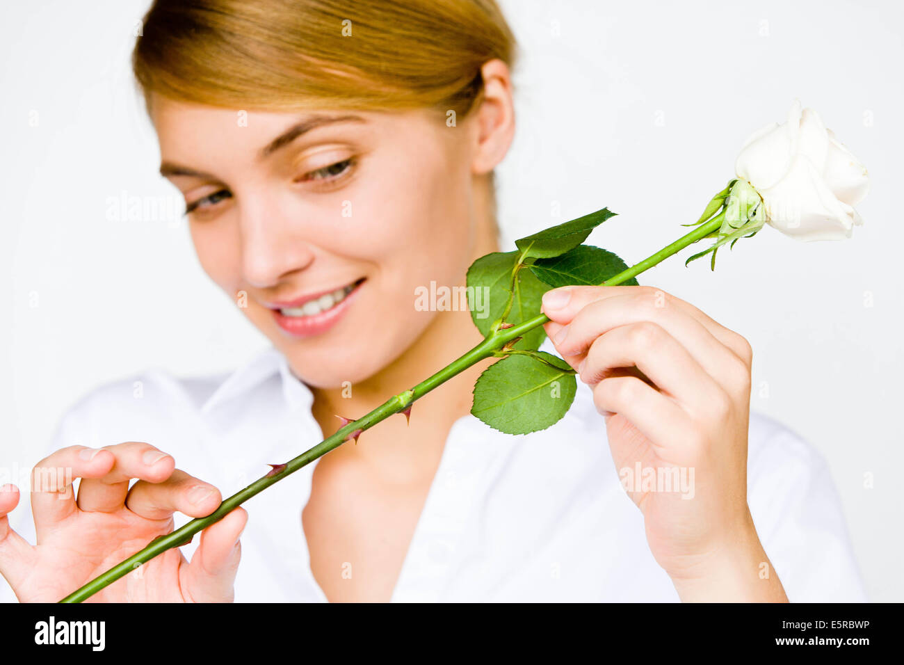 Pricking finger hi-res stock photography and images - Alamy