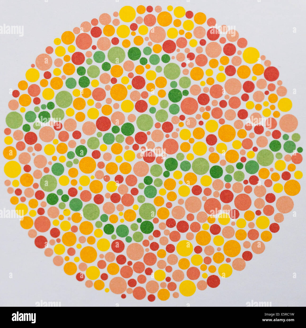 Ishihara Color Vision Test Plates Used For Color Blindness Screening 