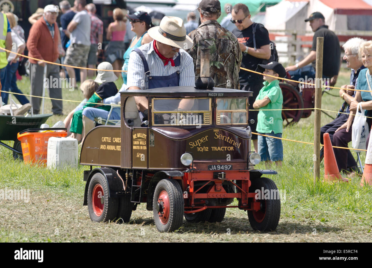 Miniature steam engine Stock Photo - Alamy