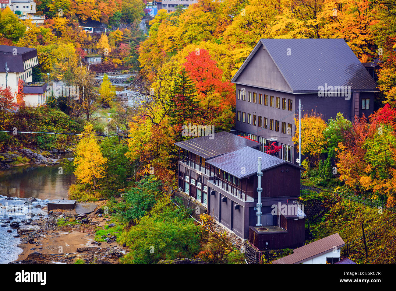 Jozankei, Hokkaido, Japan in the fall season Stock Photo - Alamy