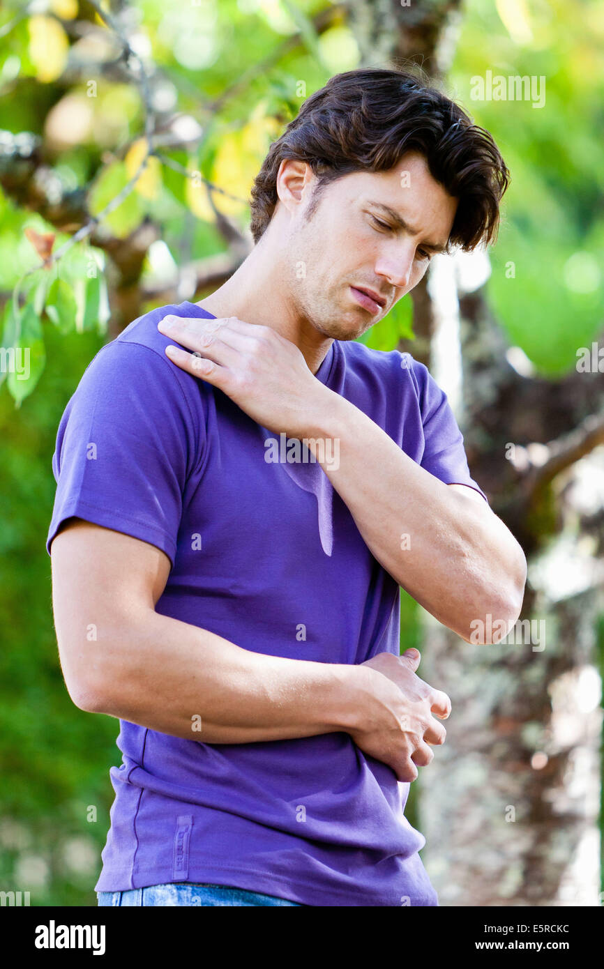 His shoulder hi-res stock photography and images - Alamy
