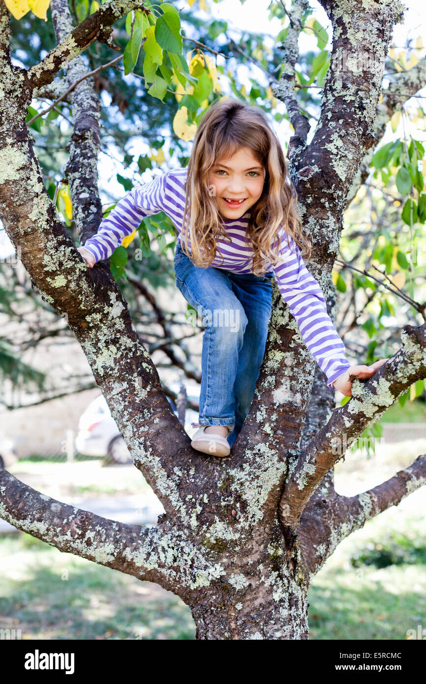 13 year old girl tree hi-res stock photography and images - Alamy