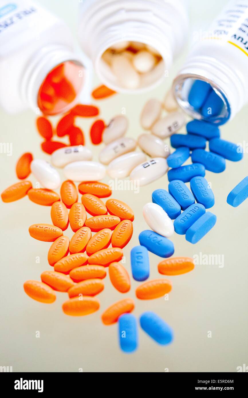 Aids triple therapy treatment Prezista (darunavir), Norvir (ritonavir ...
