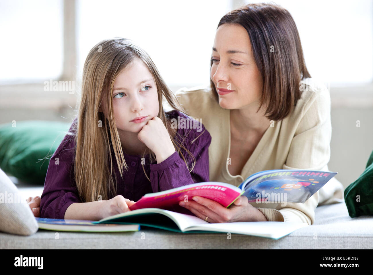 Child refusing book hi-res stock photography and images - Alamy