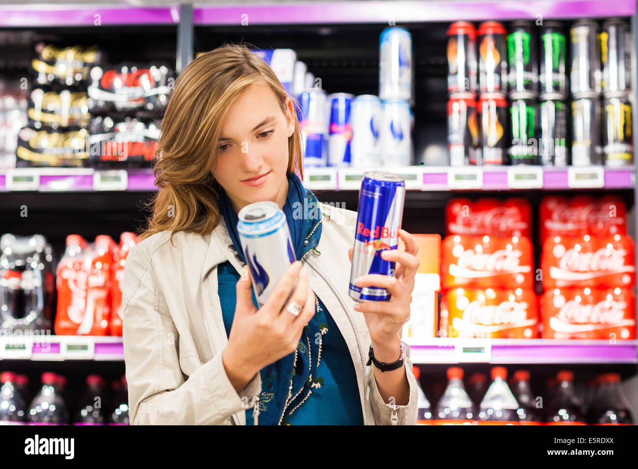 Adult soda supermarket hi-res stock photography and images - Alamy