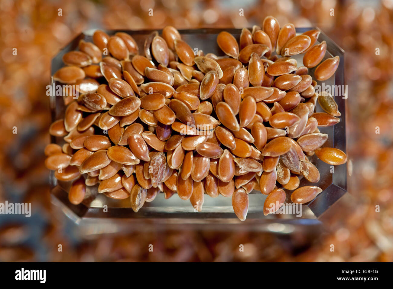 Golden flax seeds, rich in omega 3 Stock Photo - Alamy