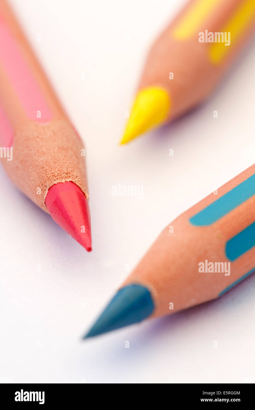 Colouring pencils, studio shot Stock Photo - Alamy