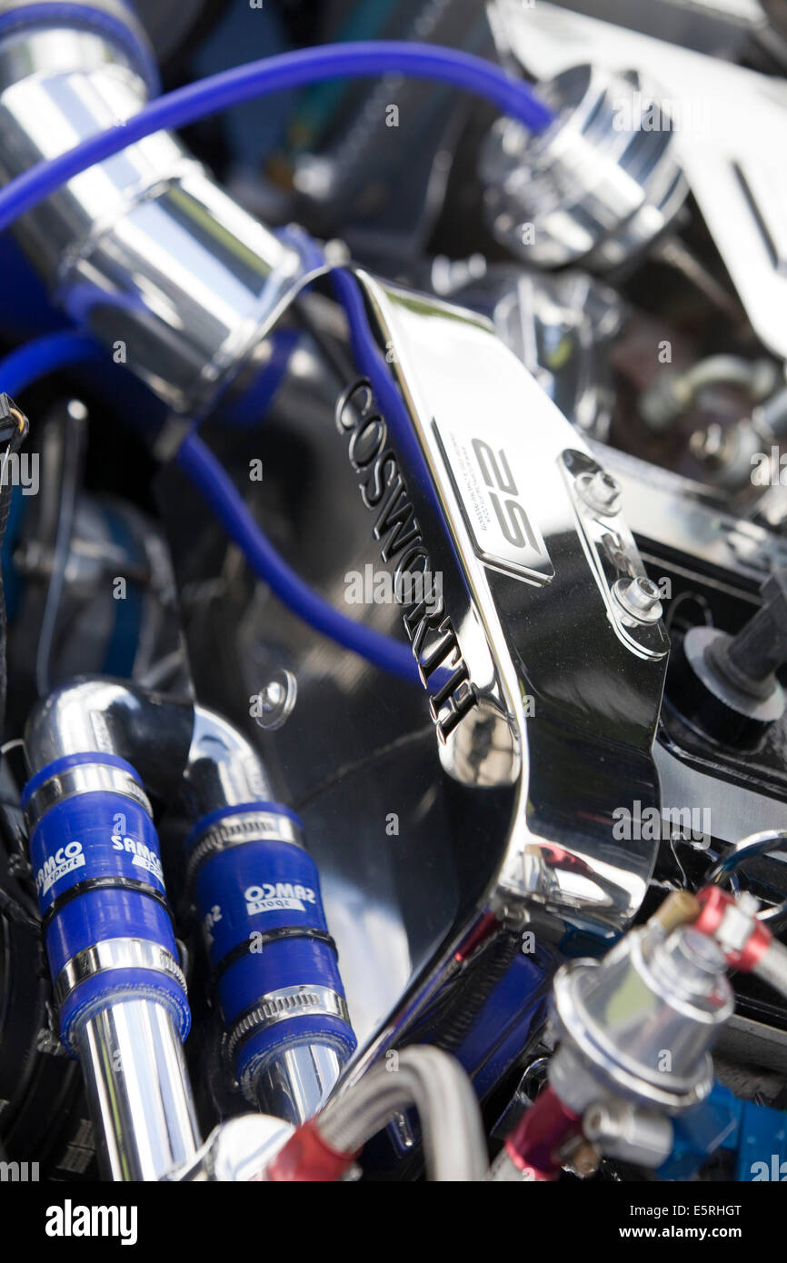 Customized Ford Sierra Cosworth Engine Stock Photo - Alamy