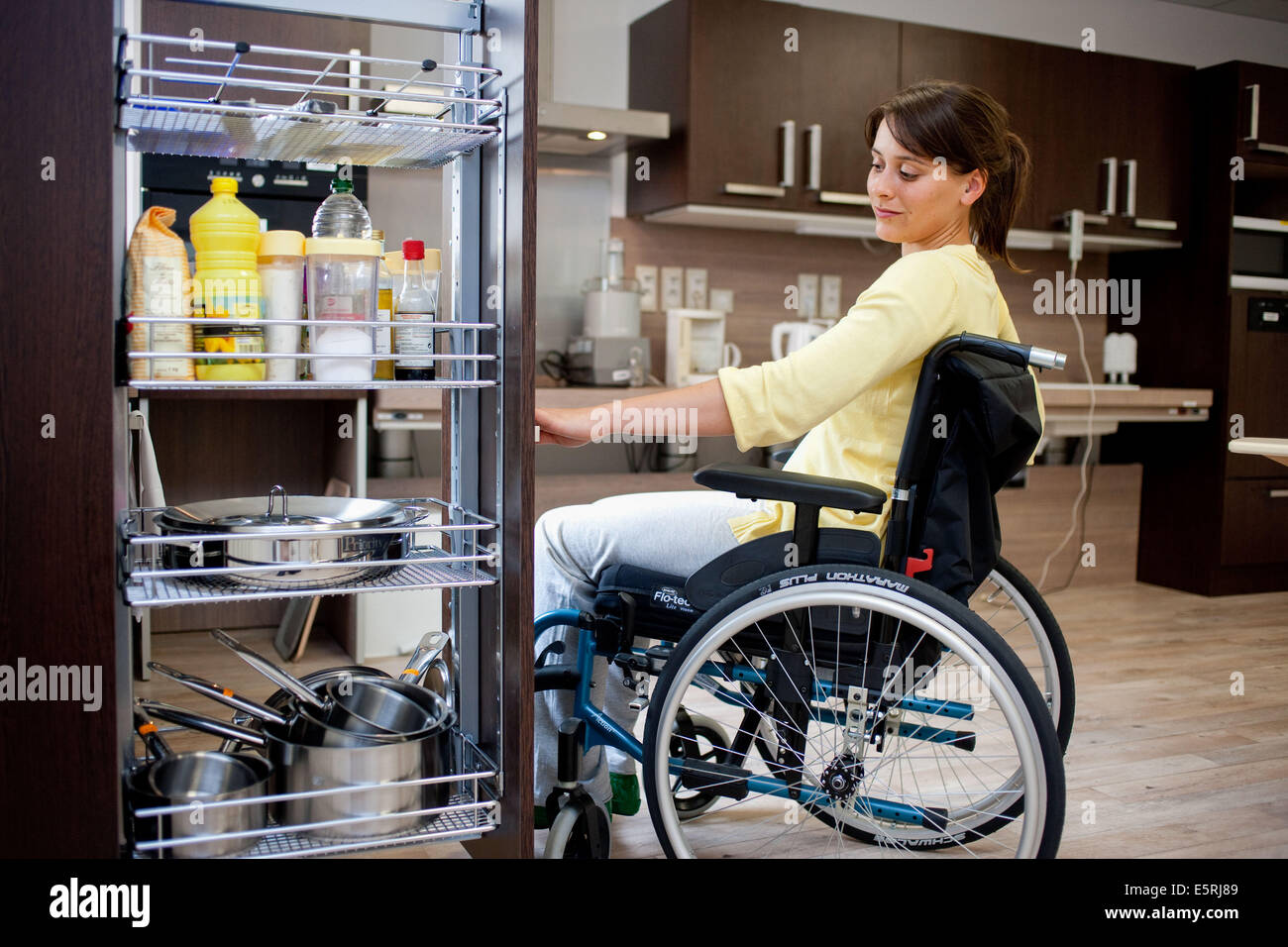 Disabled person in a Habitat Laboratory Handicap (L2H), life ...