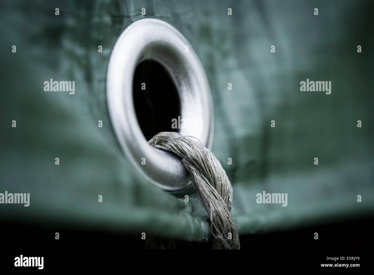rope hole closeup Stock Photo - Alamy