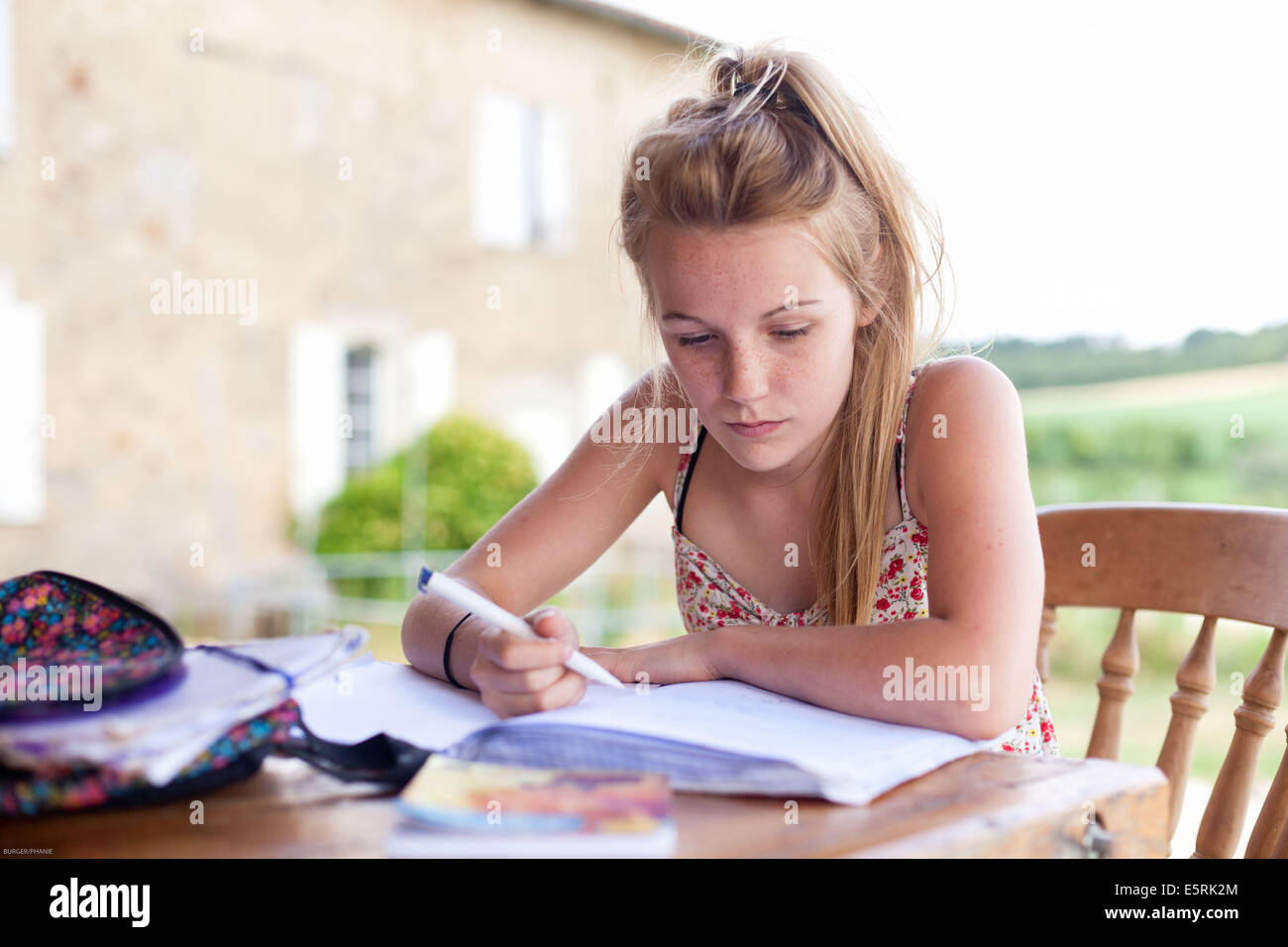Homeworks for holidays hi-res stock photography and images - Alamy