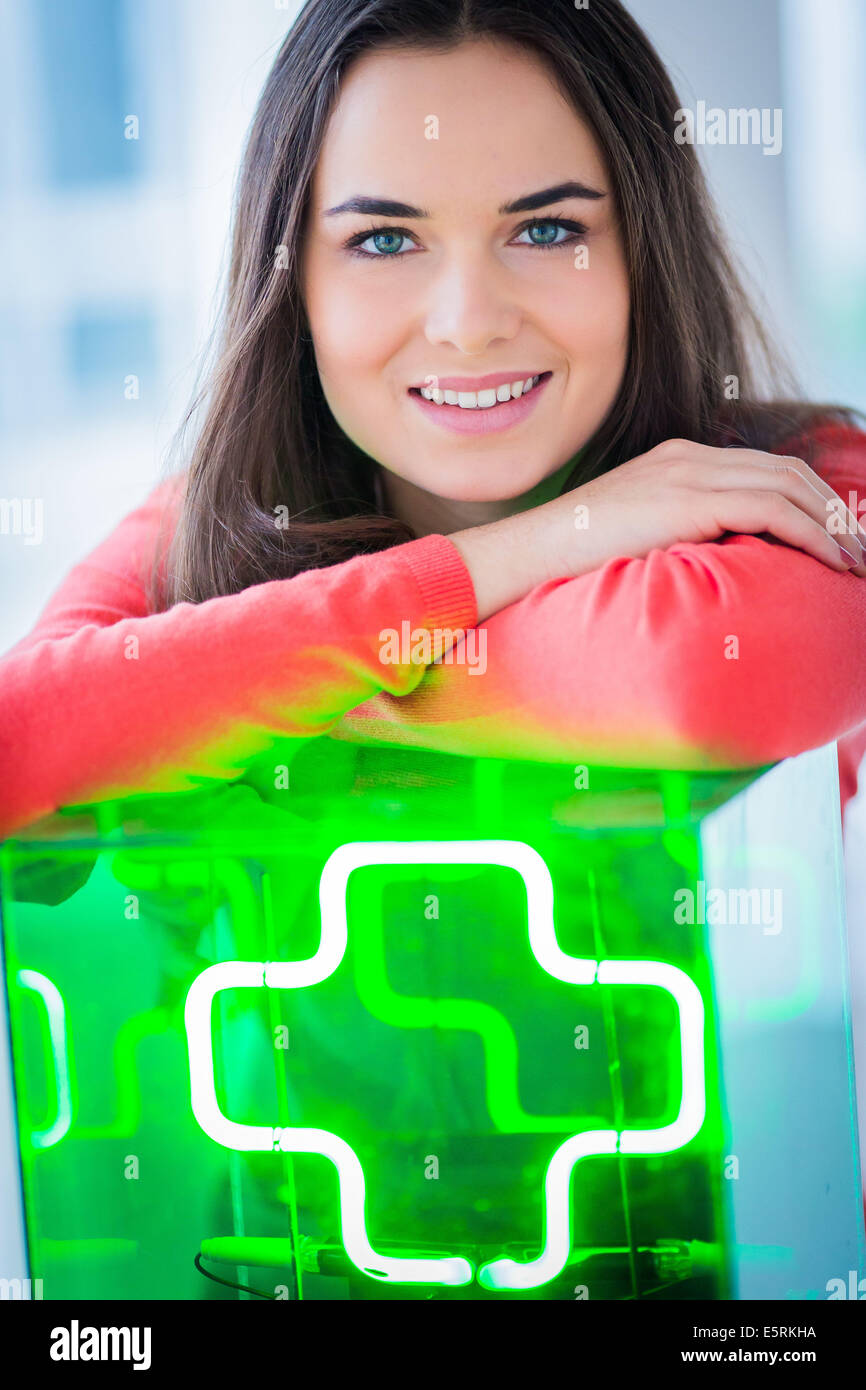 Concept of the self-medication Stock Photo - Alamy