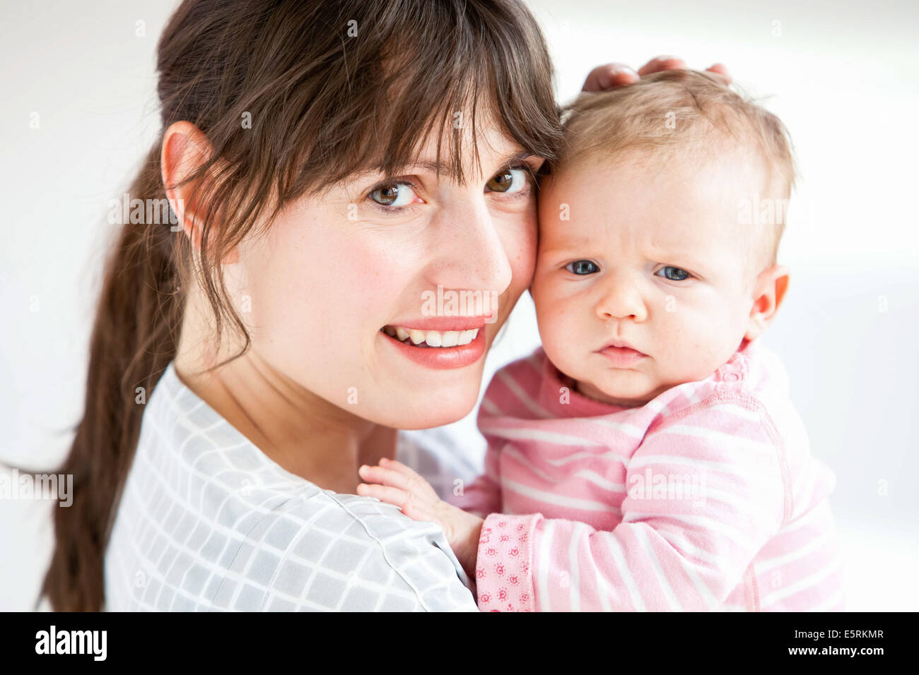 2-month-old baby girl and mother Stock Photo - Alamy