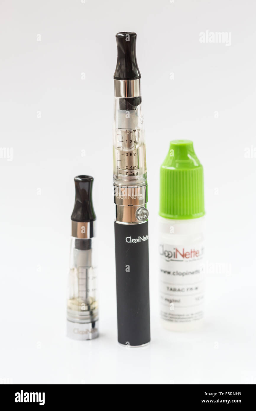 Clopinette ® electronic cigarette Stock Photo - Alamy