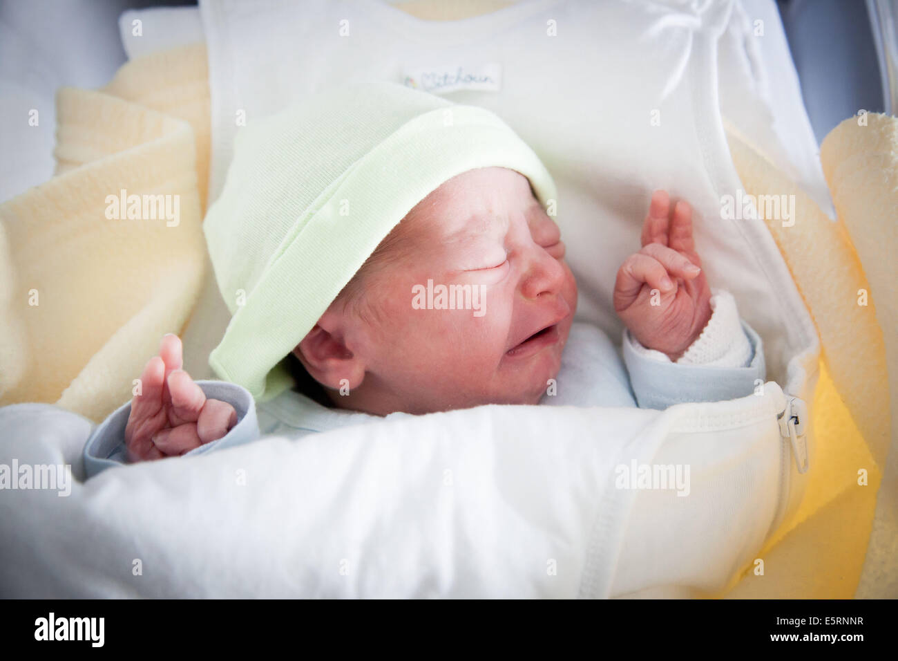 One-day-old baby boy Stock Photo - Alamy