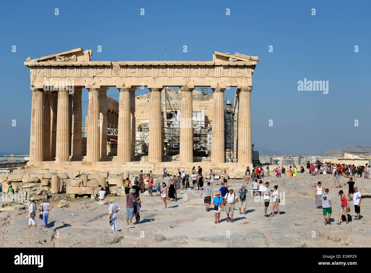 Tourists parthenon hi-res stock photography and images - Alamy