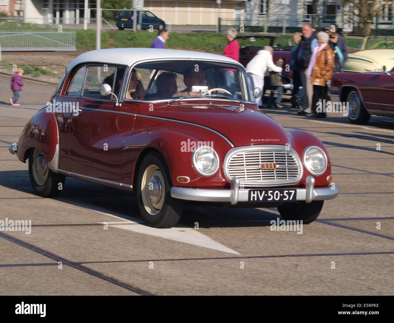 The 1964 Auto Union 1000S de Luxe, registered under Dutch licence HV-50 ...