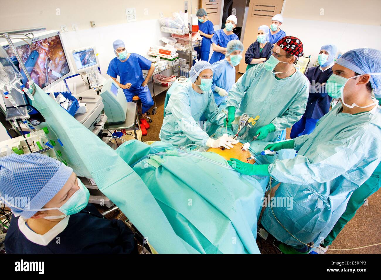 Partial removal of a liver from a living donor by laparoscopy for ...