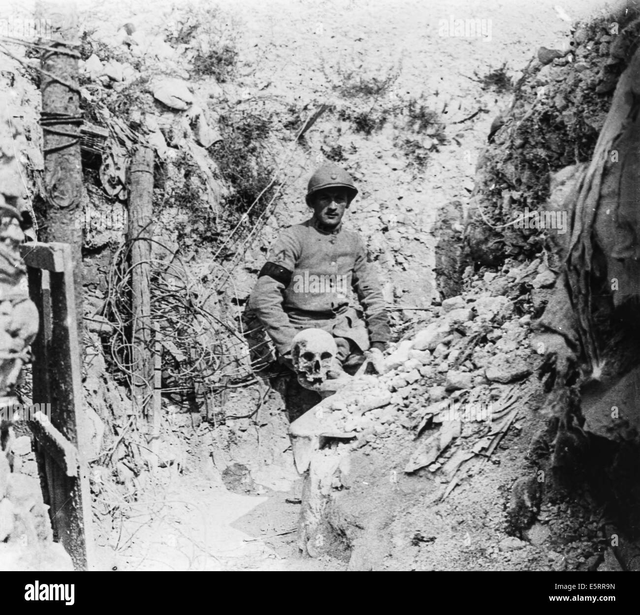 World war french soldier poilu Black and White Stock Photos & Images ...