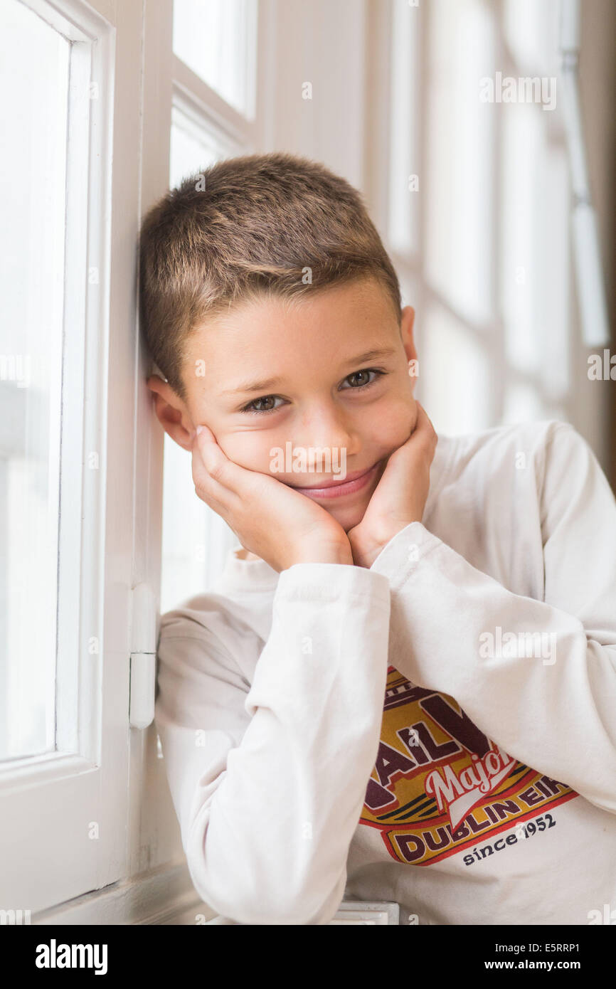 Blushing boy hi-res stock photography and images - Alamy