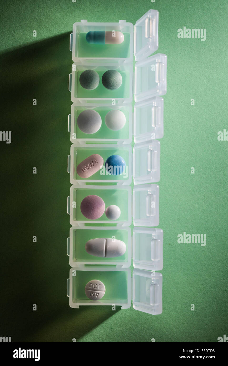 Pill pillbox hi-res stock photography and images - Alamy