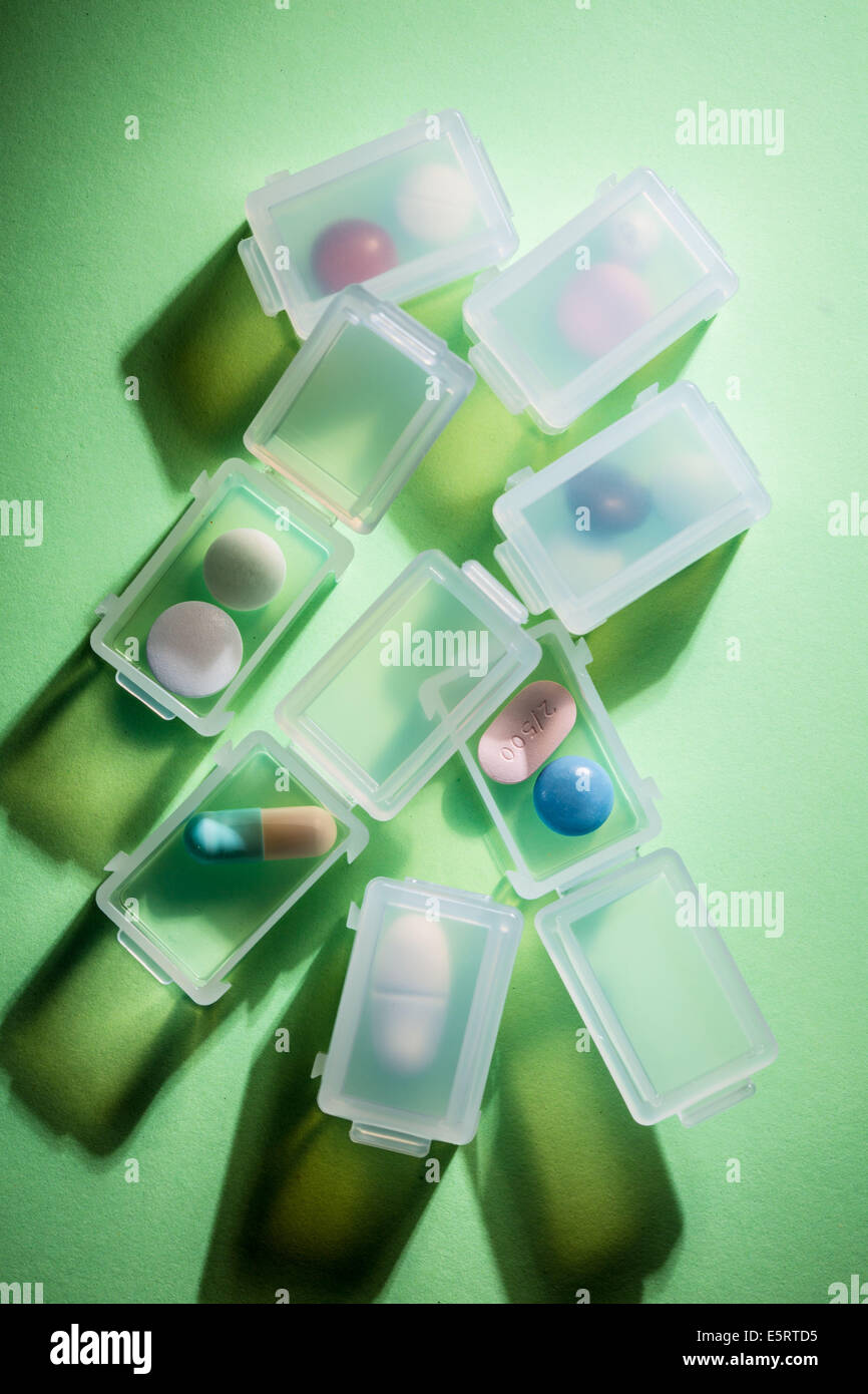 Drug boxes hi-res stock photography and images - Alamy