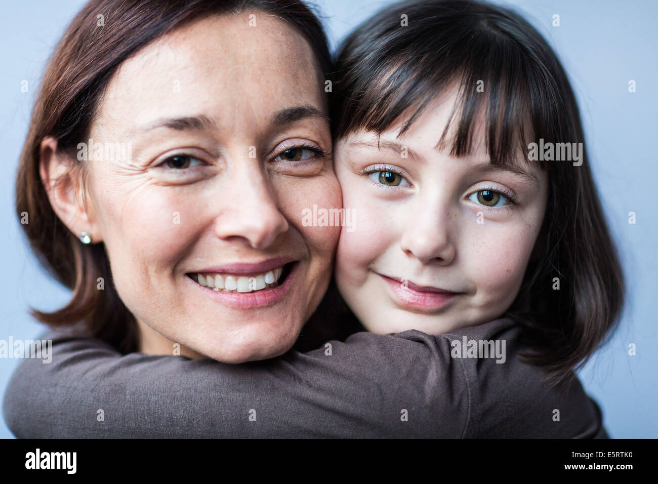 Mother and her 9-year-old daughter Stock Photo - Alamy