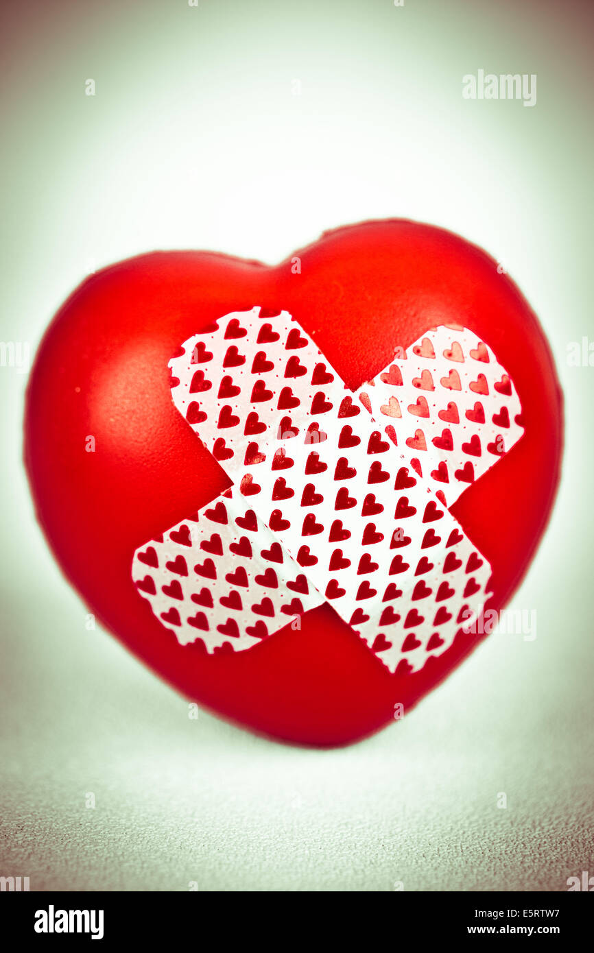 Conceptual image about the heartaches Stock Photo - Alamy
