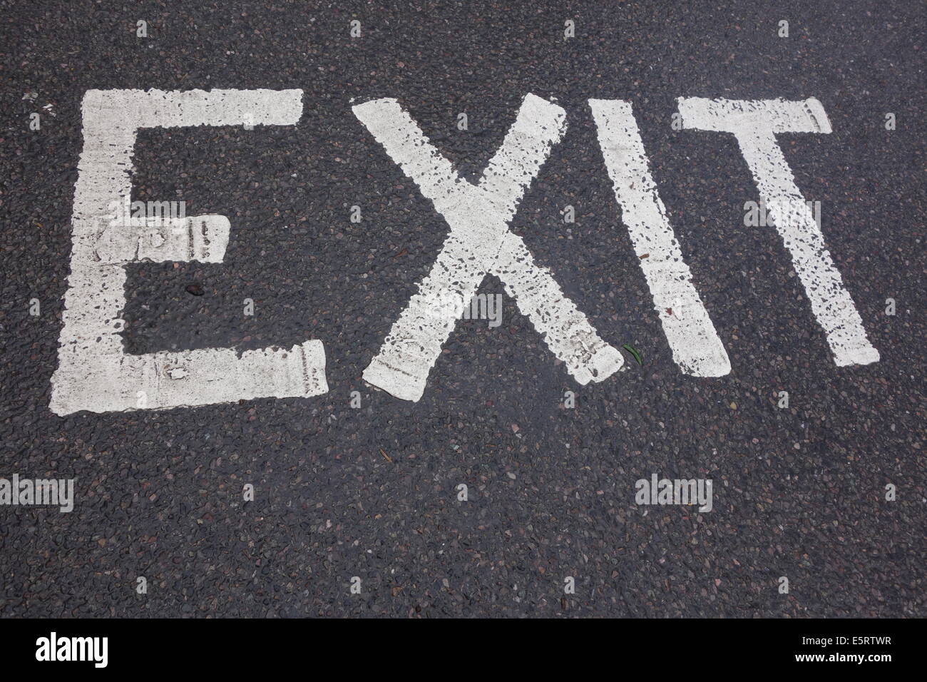 Exit road hi-res stock photography and images - Alamy