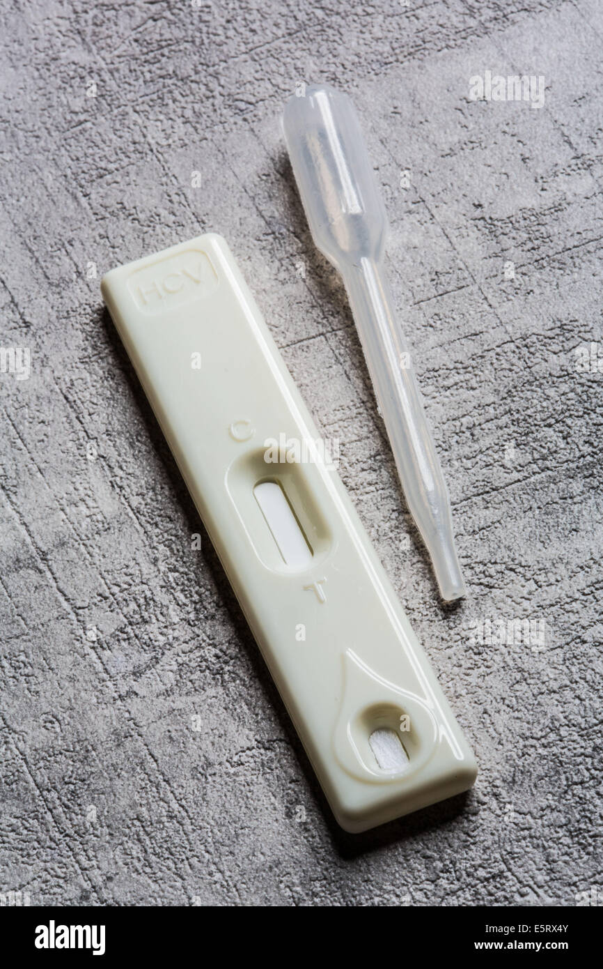 Toyo ® HCV Hepatitis C Rapid Antibody Test Stock Photo - Alamy