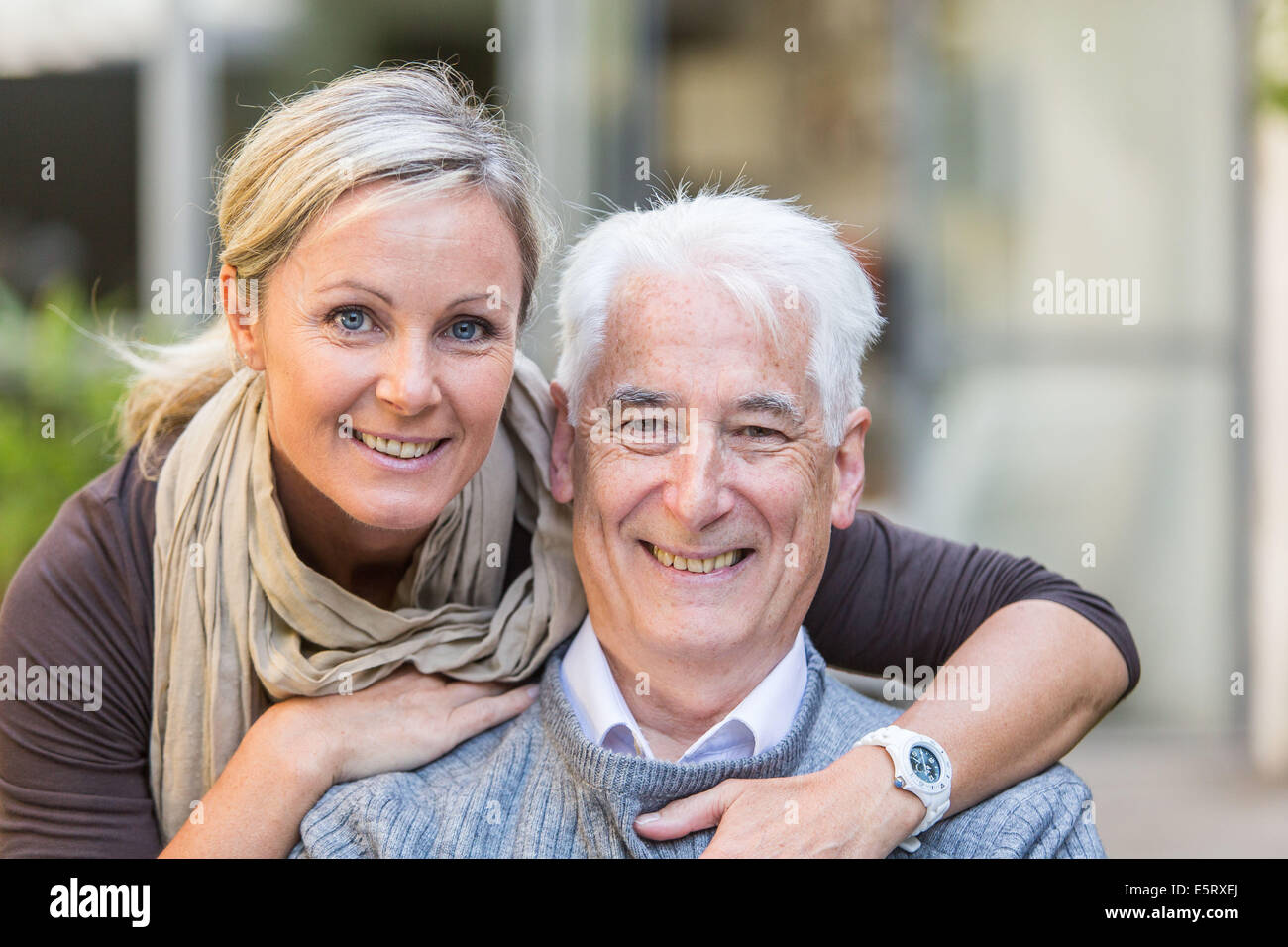 Portrait of senior Stock Photo - Alamy