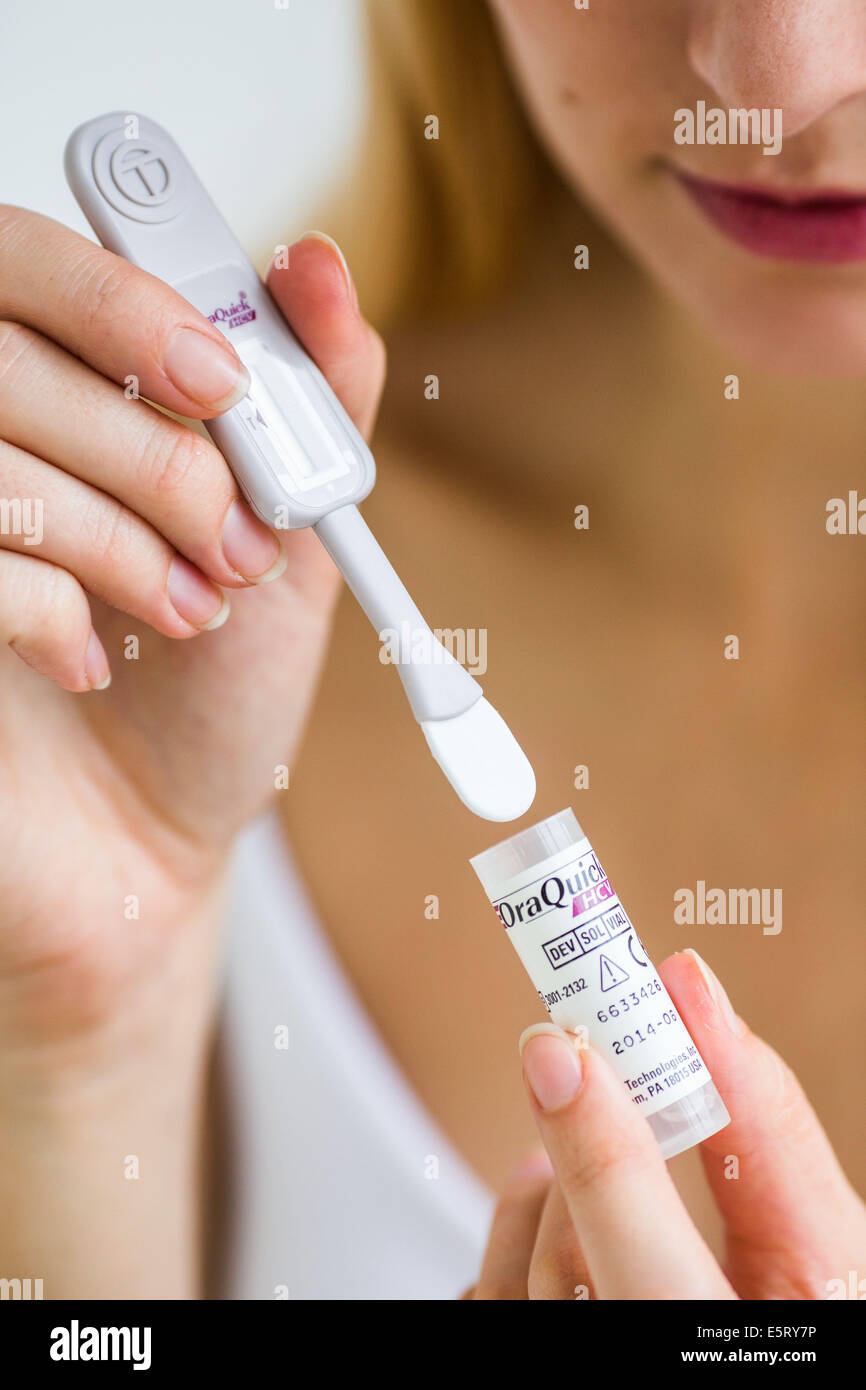 Oraquick rapid hi-res stock photography and images - Alamy