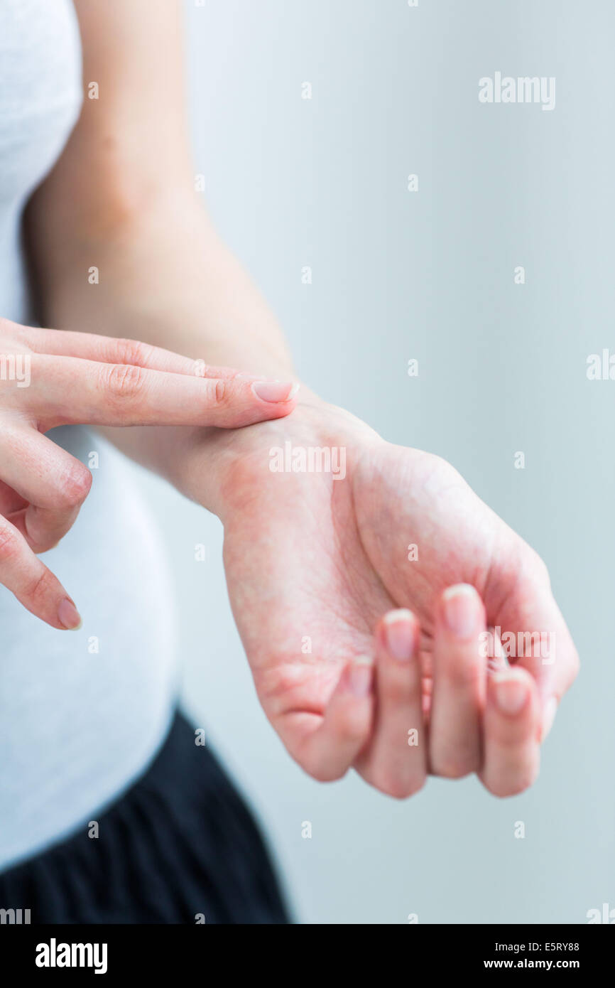 Her pulse hi-res stock photography and images - Alamy